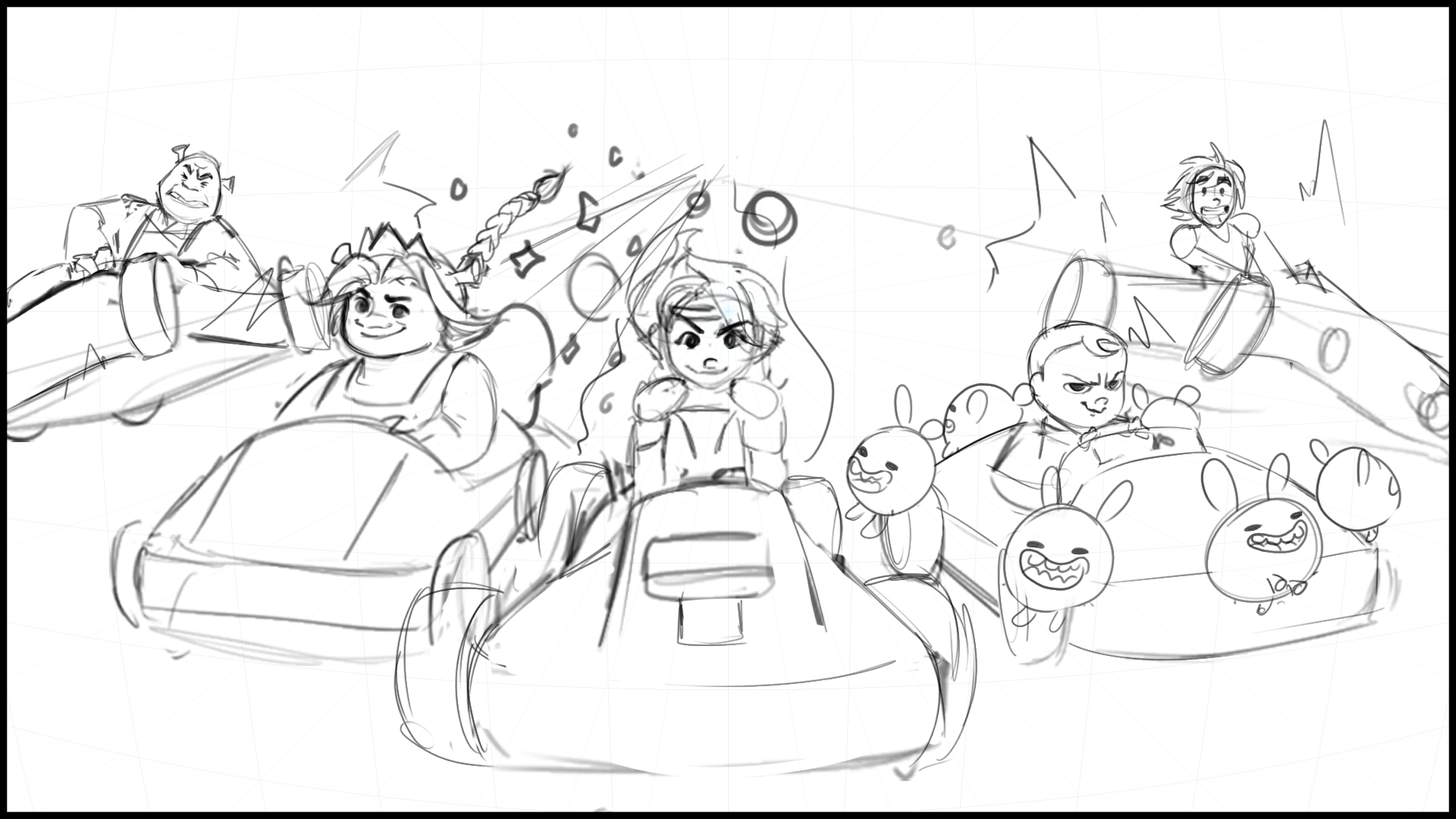 Storyboards - DreamWorks-All Stars Kart Racing
