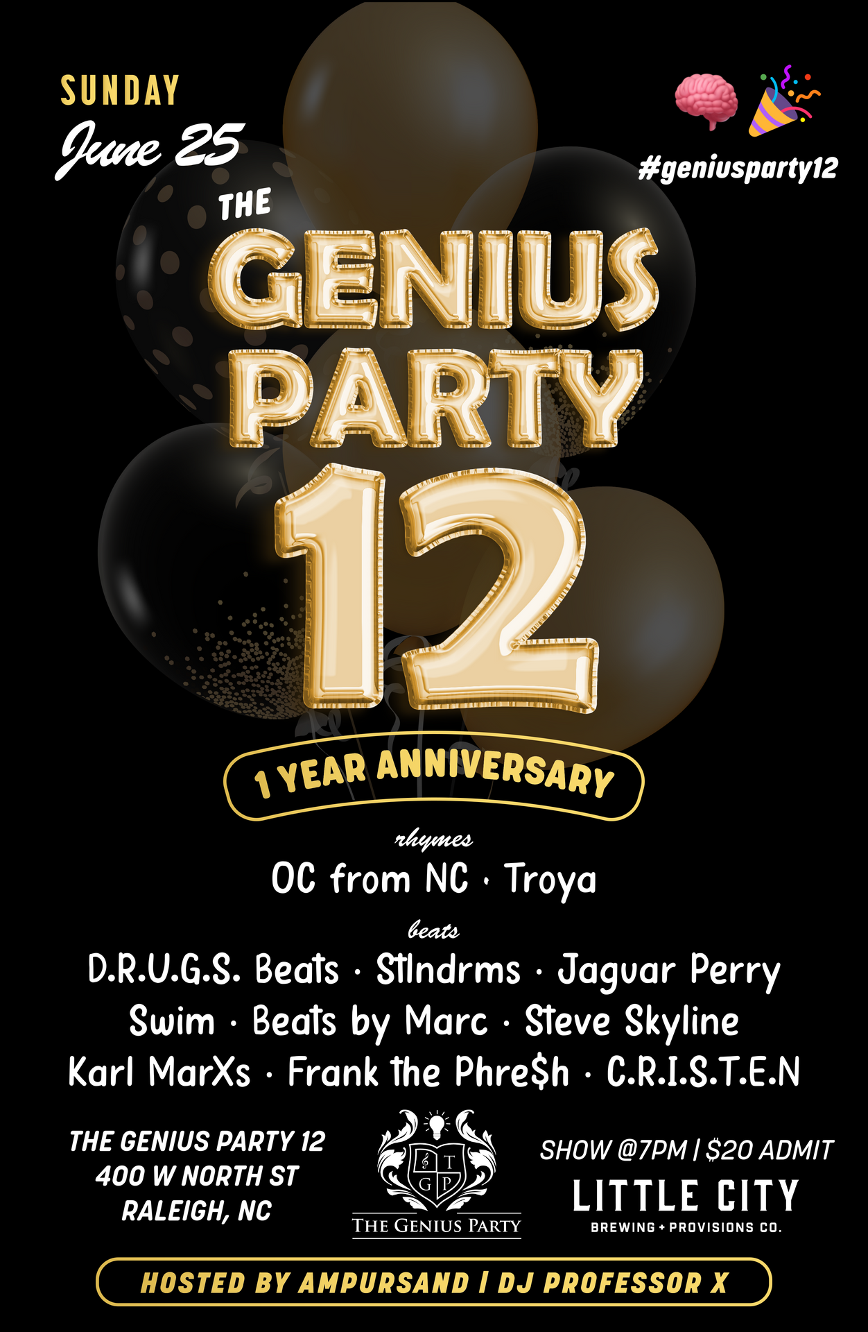 THE GENIUS PARTY
