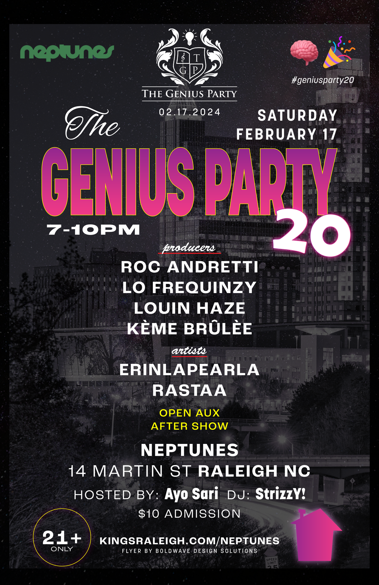 THE GENIUS PARTY