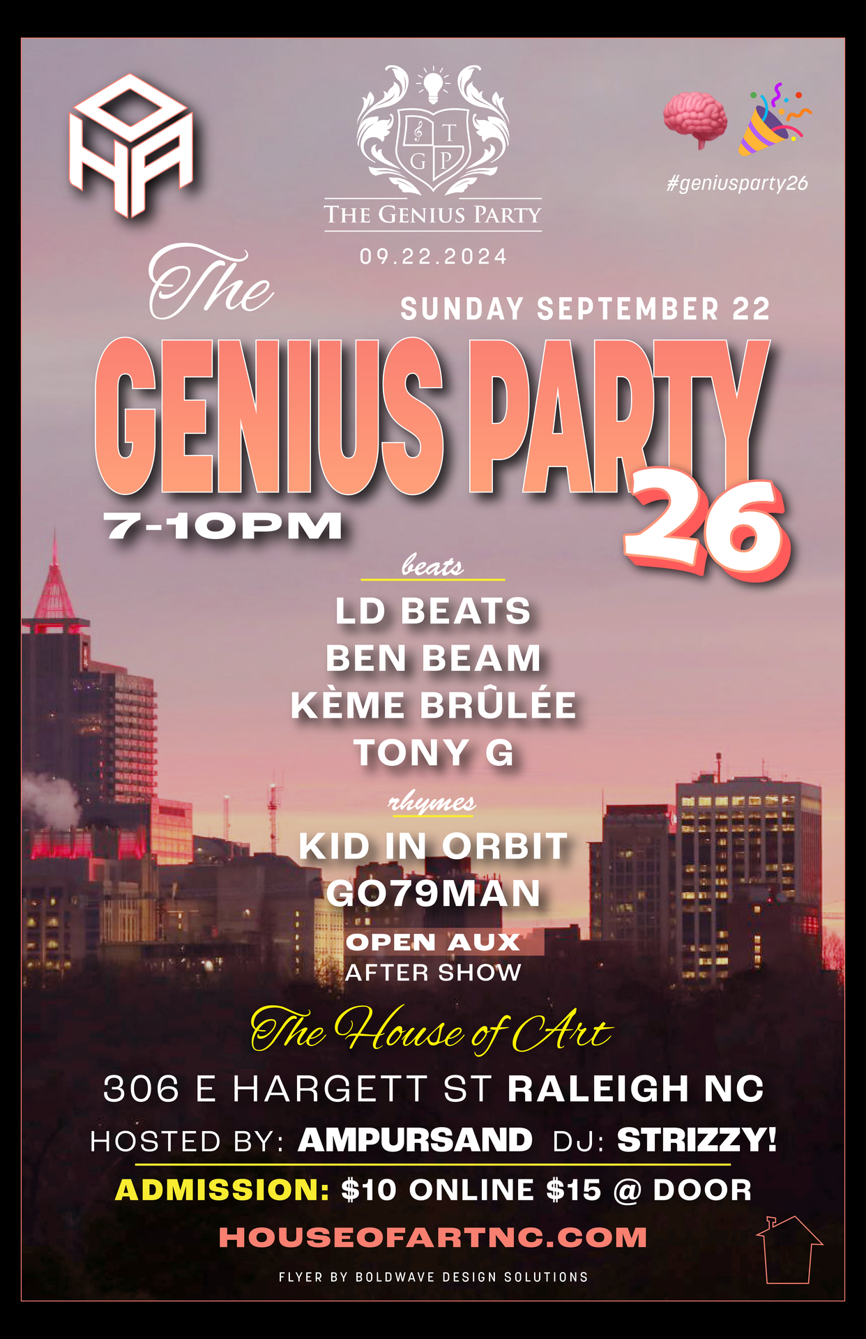 THE GENIUS PARTY