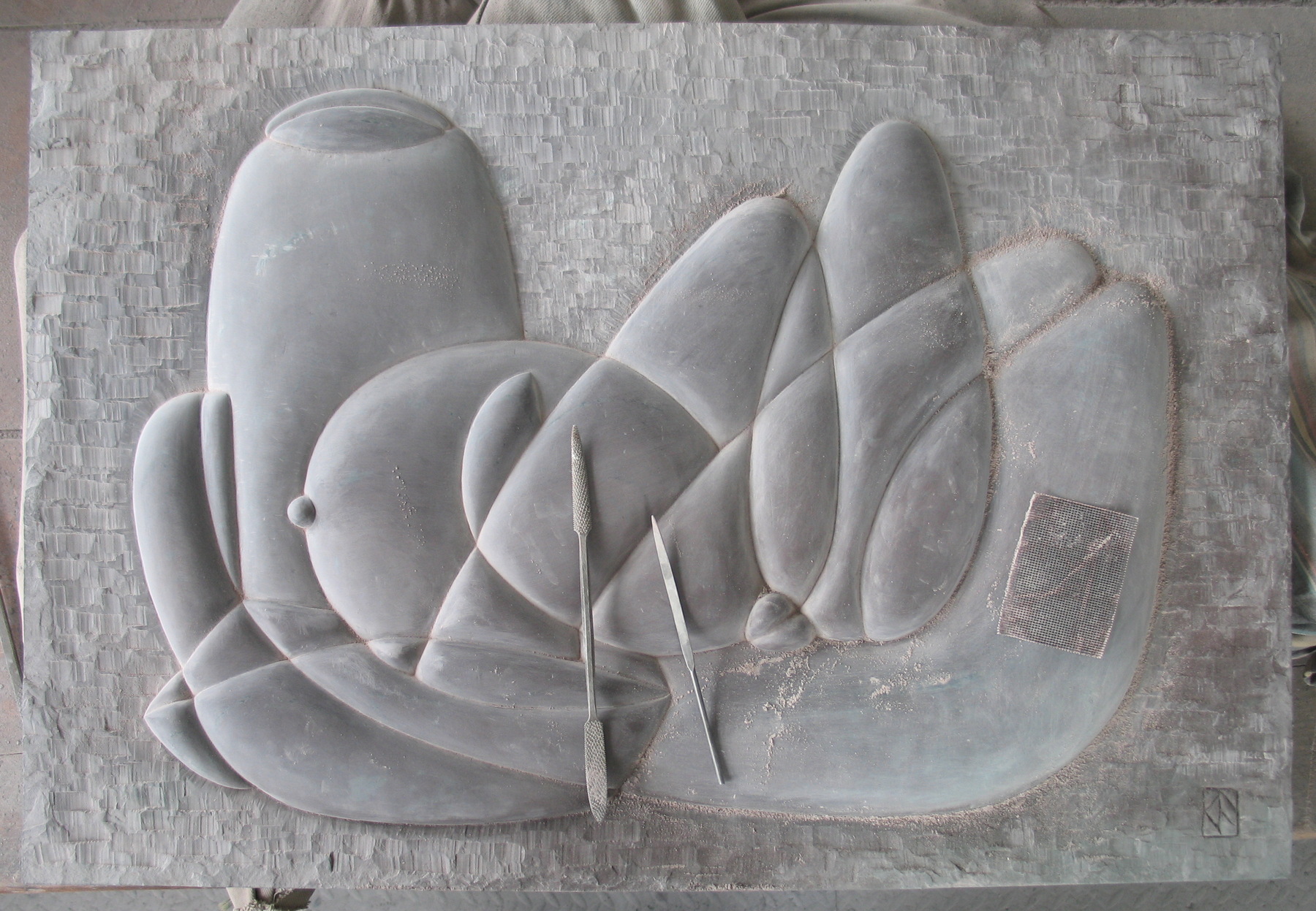 Slate Relief Carving