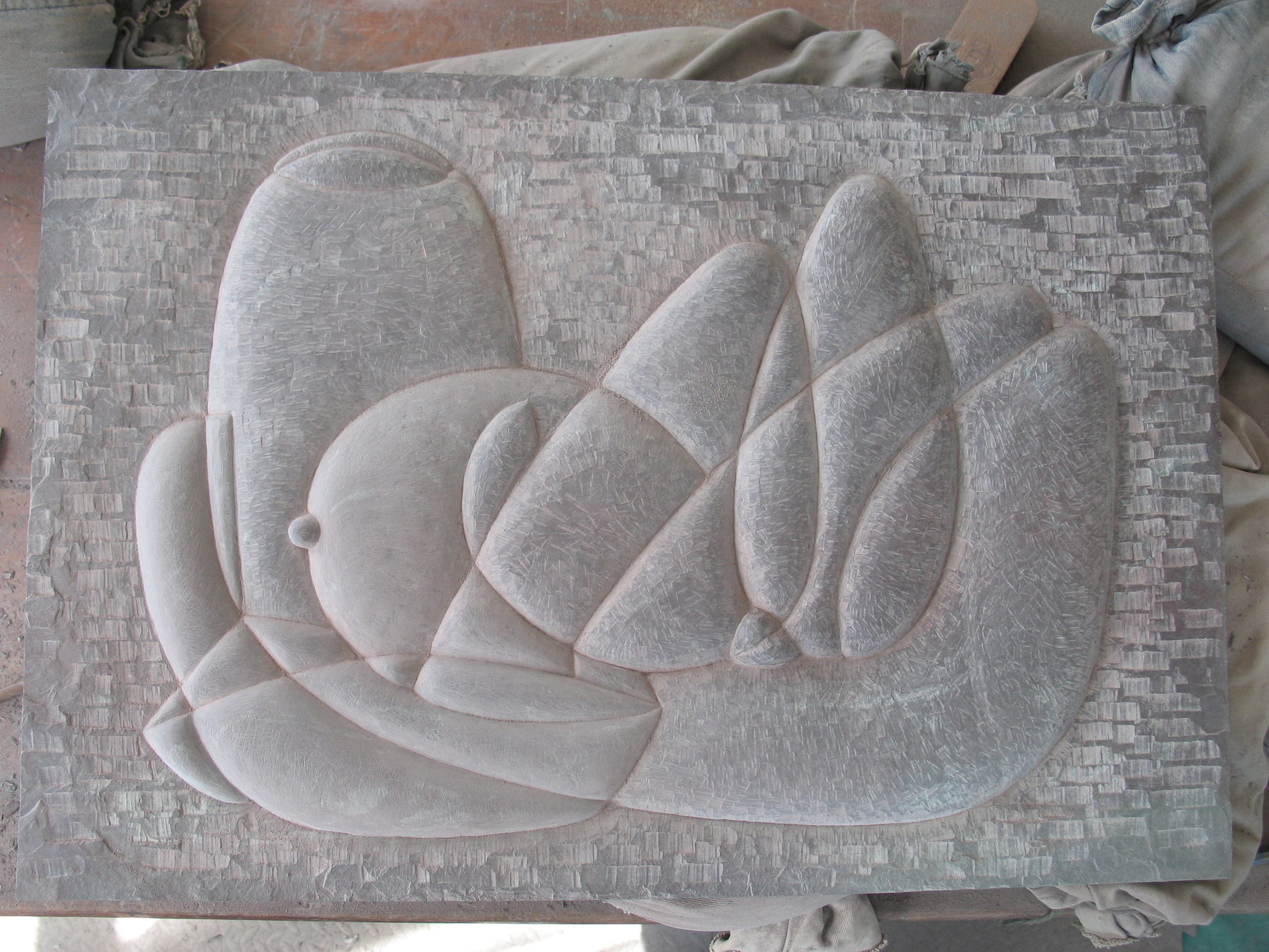 Slate Relief Carving