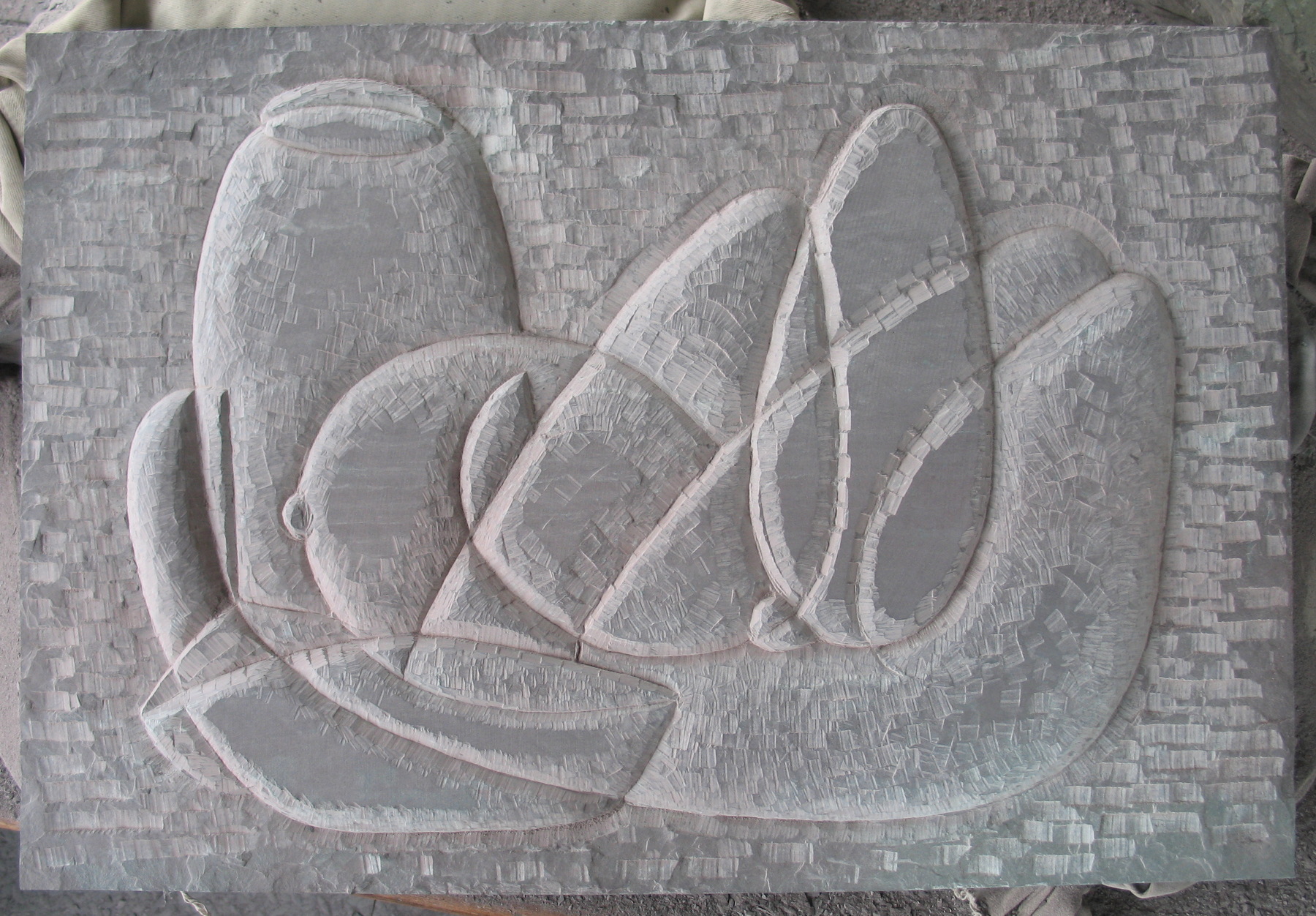 Slate Relief Carving