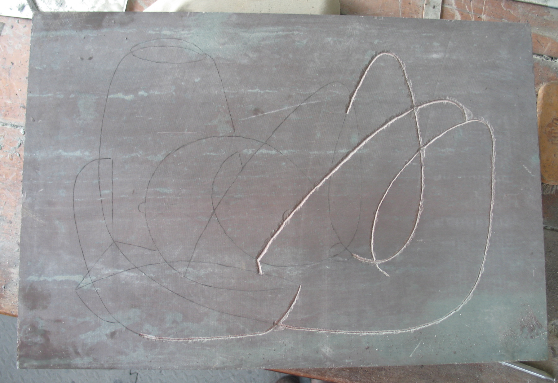 Slate Relief Carving