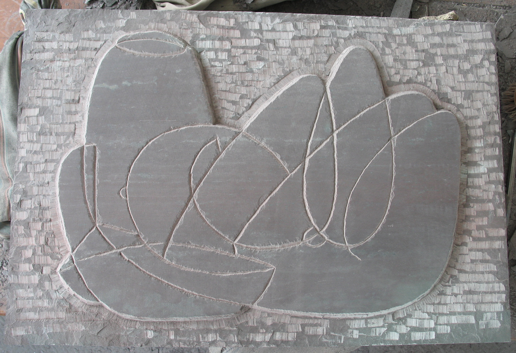 Slate Relief Carving