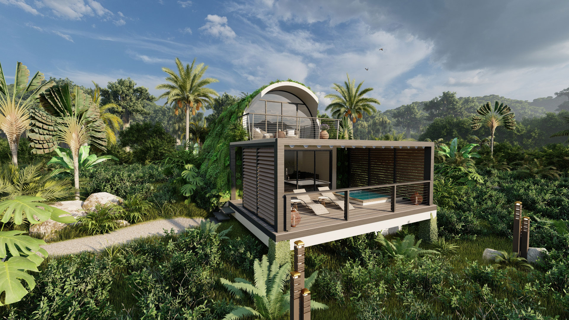 Surfaces totales : 80 m²