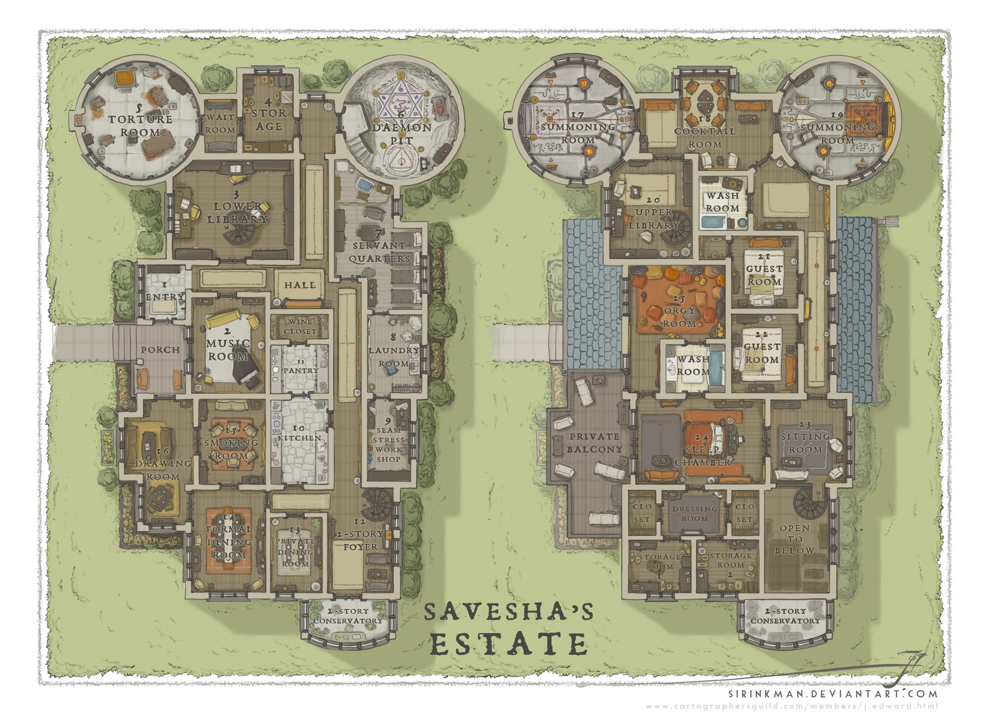 Wizard's Academy maps
