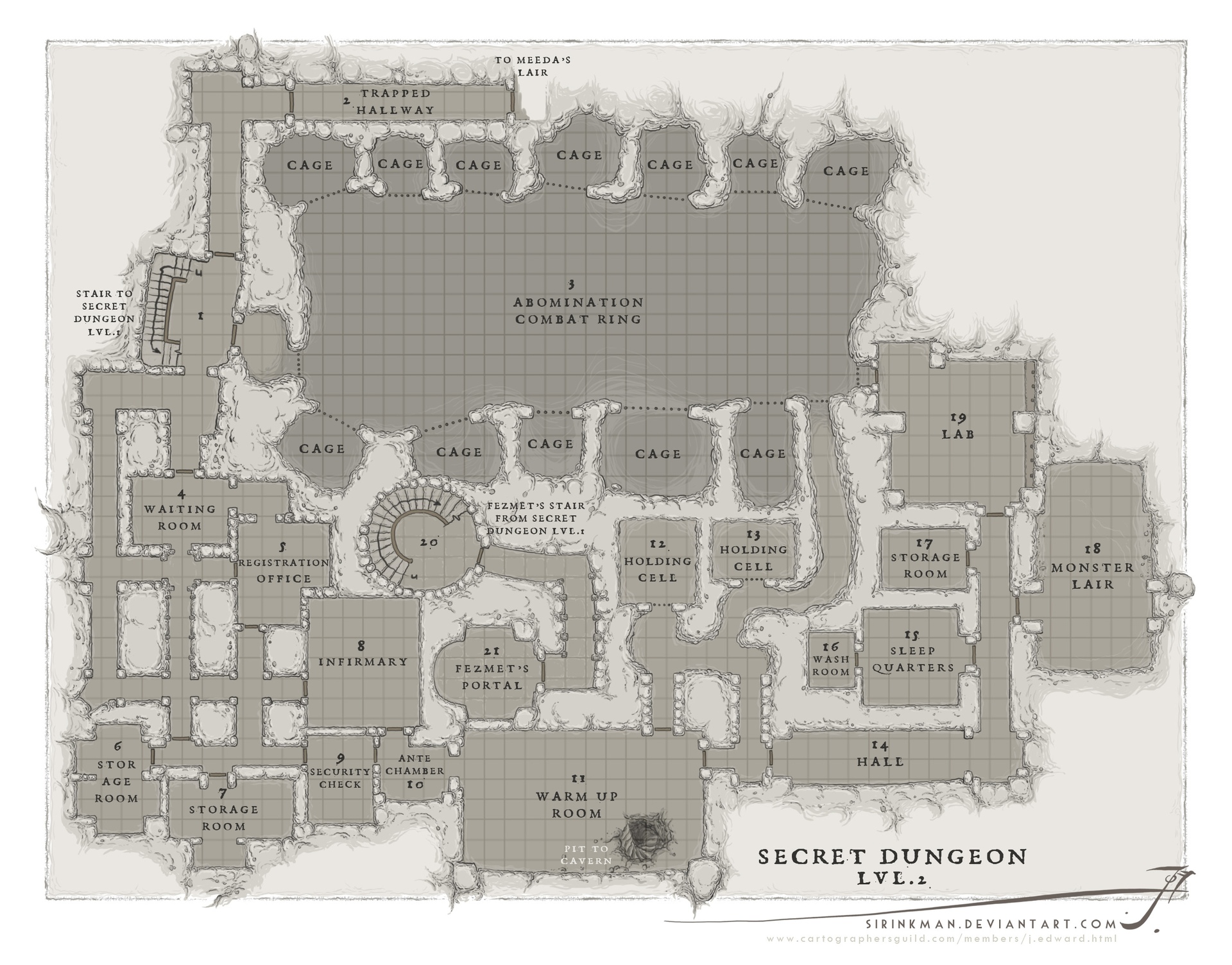 Wizard's Academy maps