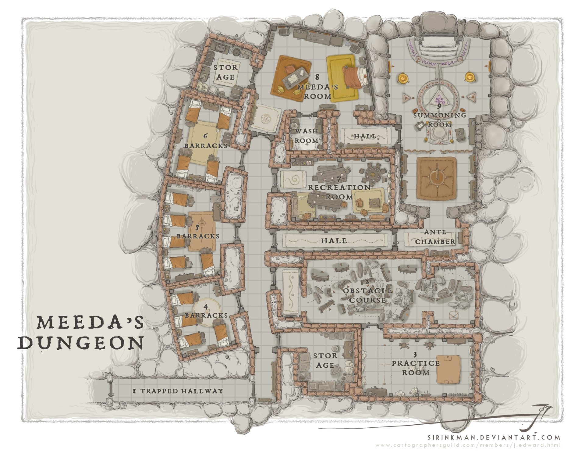 Wizard's Academy maps