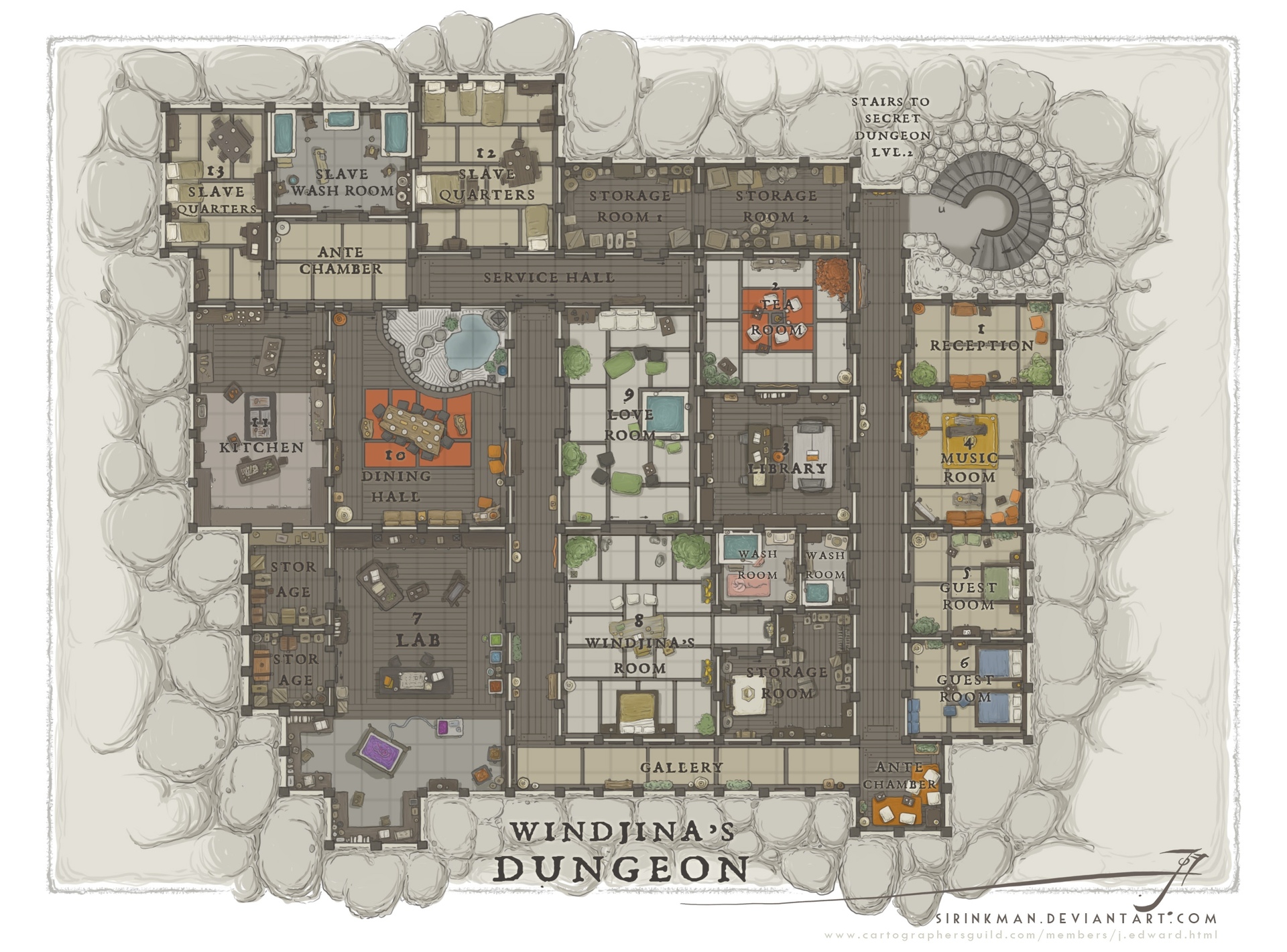 Wizard's Academy maps