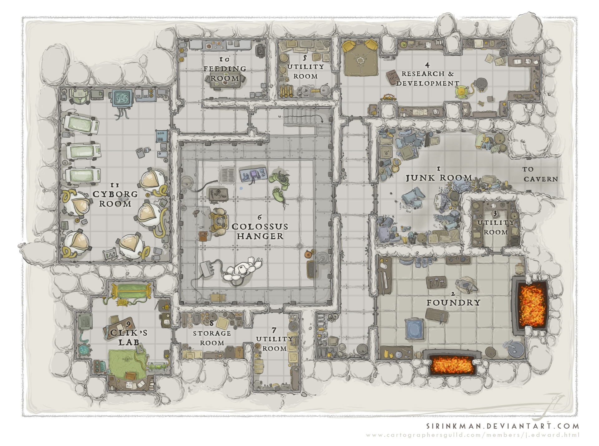 Wizard's Academy maps