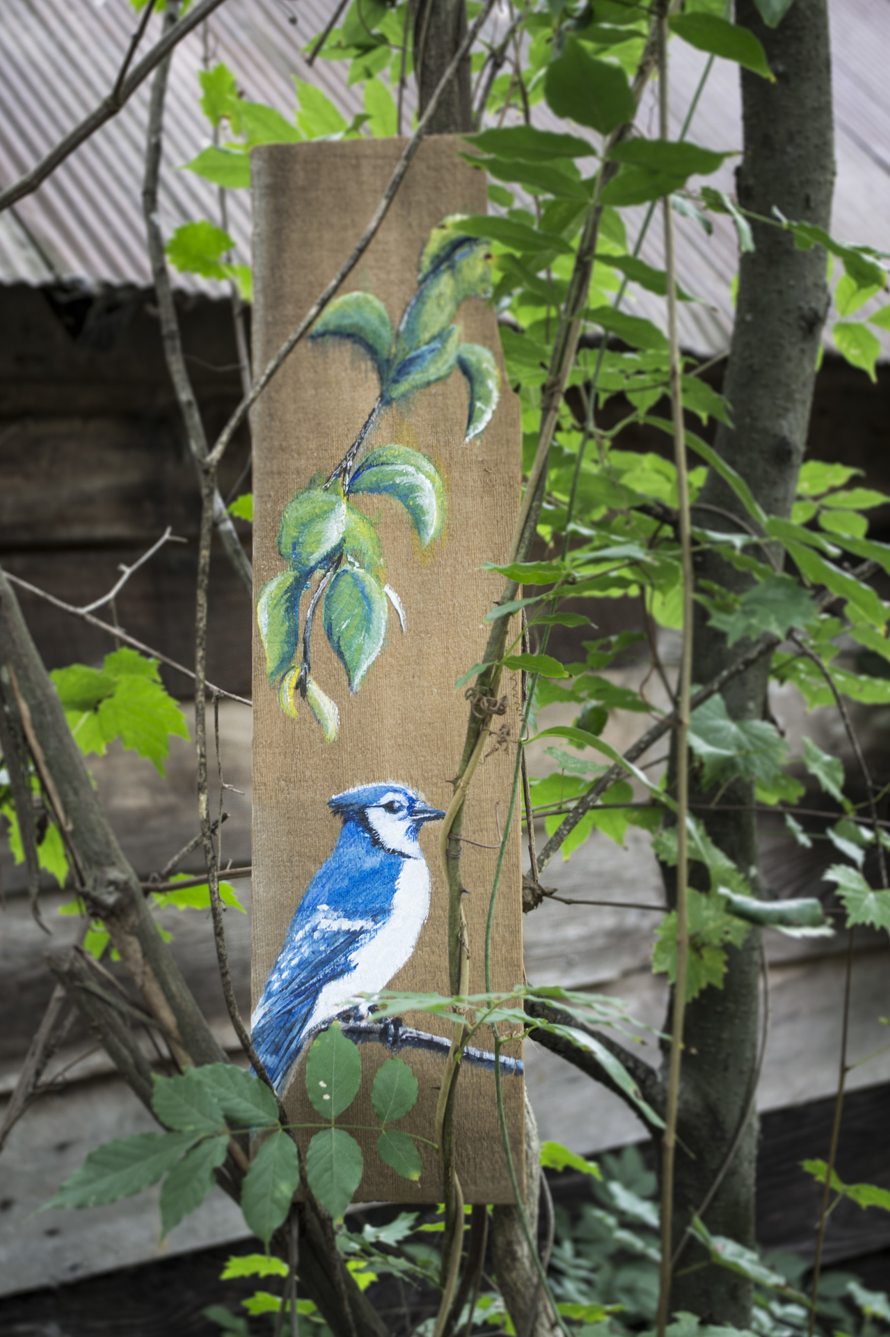 Repurposed Wood Paintings