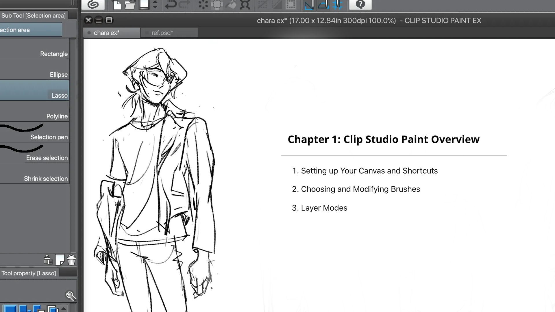 Character Drawing Class